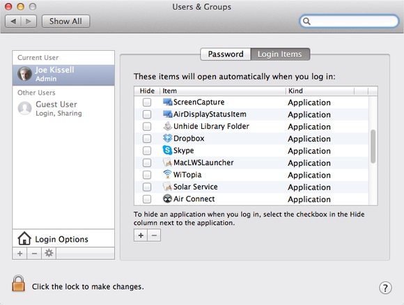Cách tắt các ứng dụng tự khởi động cùng MacBook | QMac Store